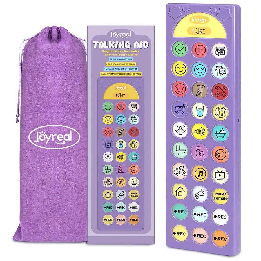 Joyreal AAC Device with Male & Female Voice Switch for Autism Toddlers