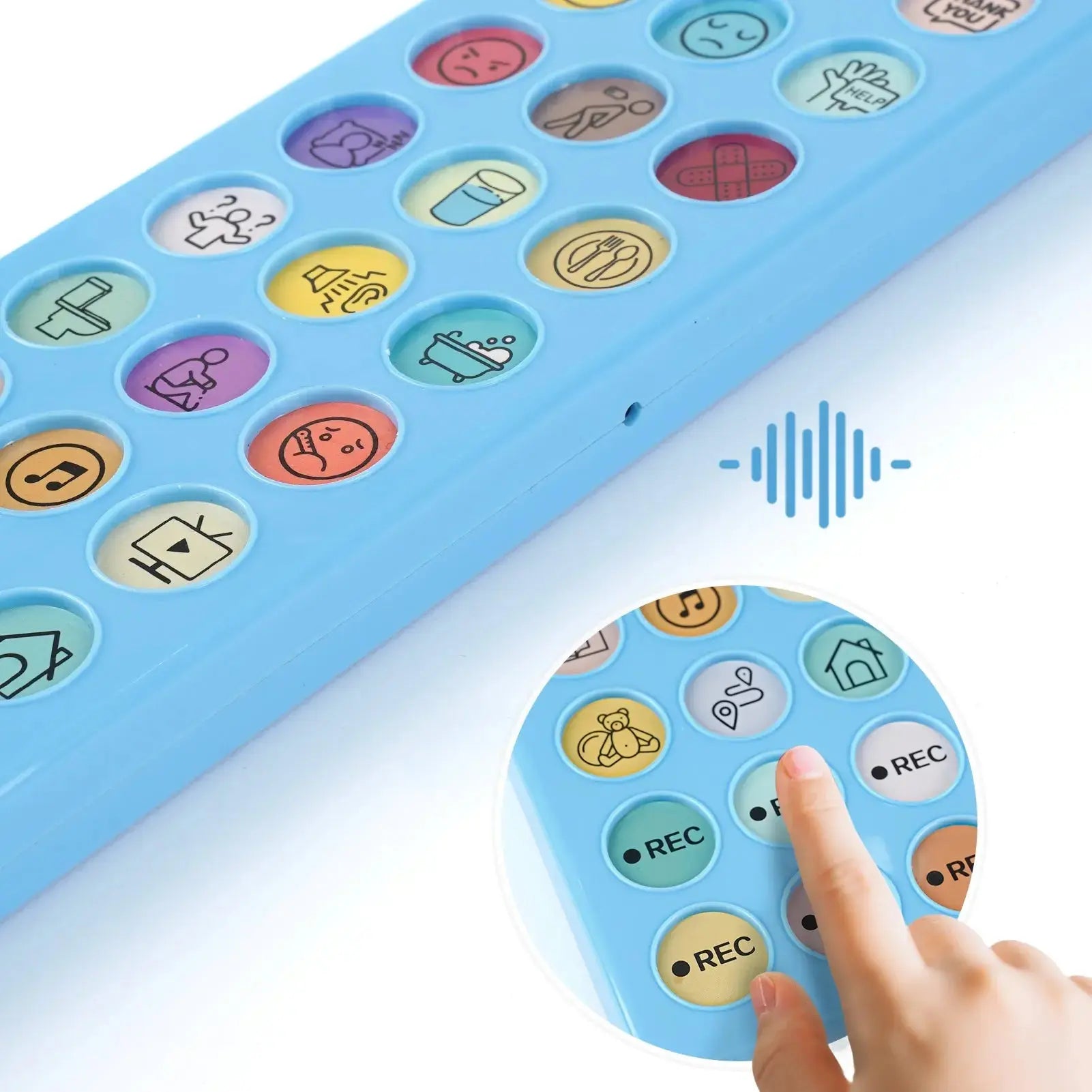 AAC Device for Autism & Speech Therapy | 24 Buttons + Programmable ...